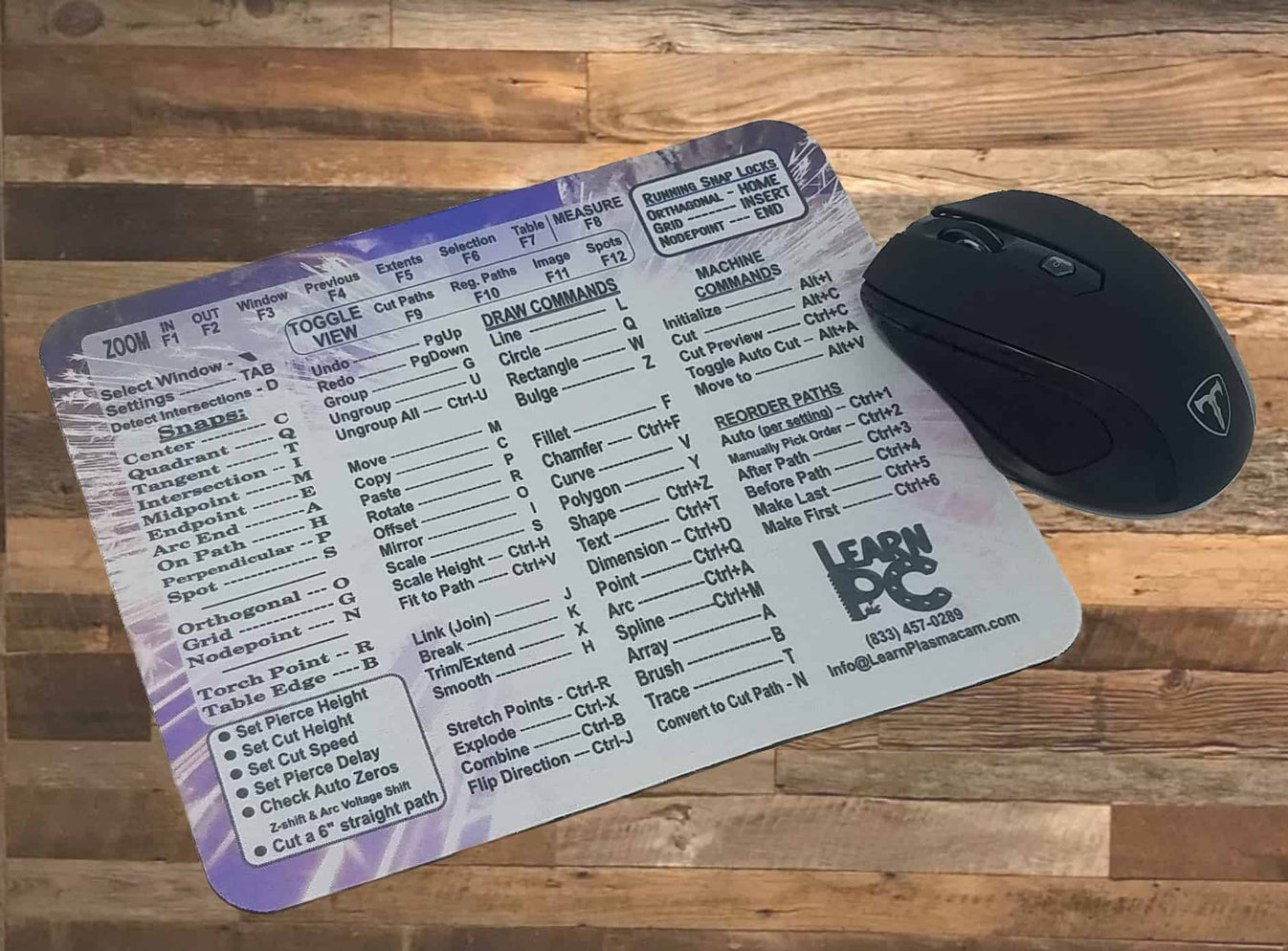 Design Edge Shortcut Mouse Pad – Snap'NCut